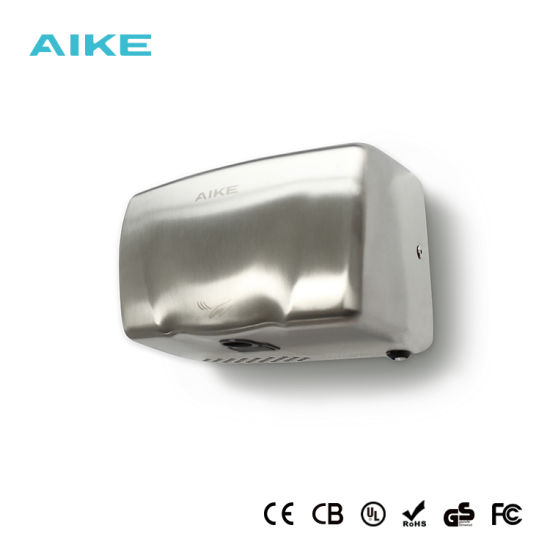 AK2803A Aike Hand Dryer Fabricante Secador de manos automático de acero ...