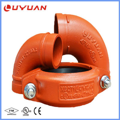 ASTM a-536 Ductile Iron Grooved Pipe Fittings and Couplings with FM UL ...