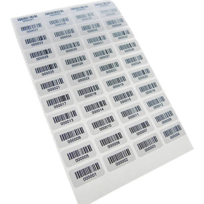Custom Printing Barcode Die Cut Paper Label Sticker, wholesale Other ...
