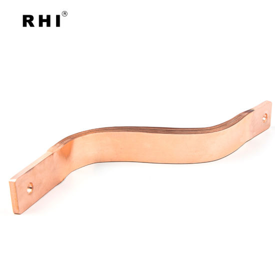 Welding Nickel Plate Laminated Flexible Copper Busbar/Electrical ...