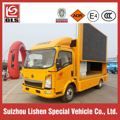 HOWO 4X2 LED Advertising Truck LED Screen Display Truck, wholesale ...