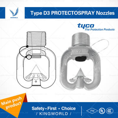 Tyco Type D3 Protectospray Medium Velocity Directional Spray Nozzles ...