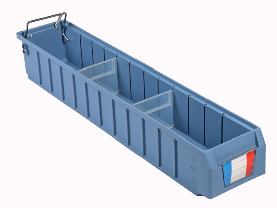 China Industrial Parts Handling Bins Plastic Stacking Bins Shelf Bin ...