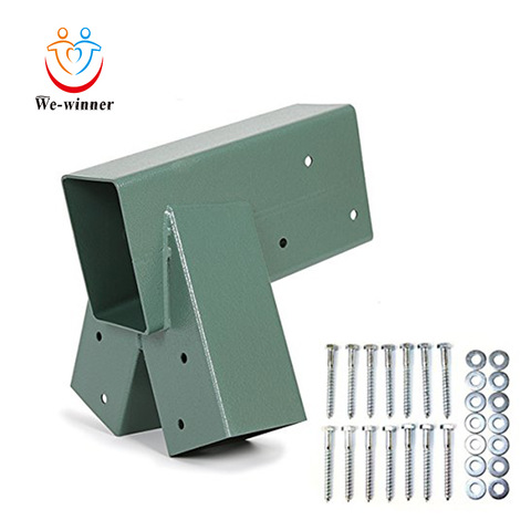 swing 3-Way Rectangular Wooden Swing Set Frame and Corner Brace ...