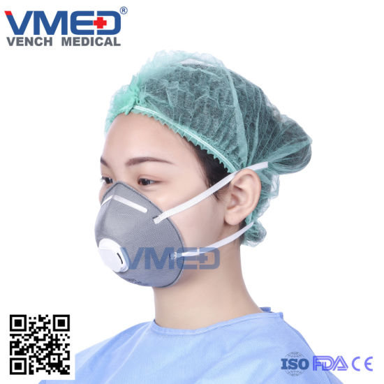 China N95 Mask with Tie on N95 Cone Face Mask Disposable Non-Woven N95 ...