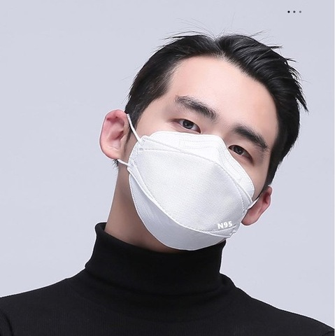 White KN95 mask KF94 mask locking virus mask., wholesale Respirators ...