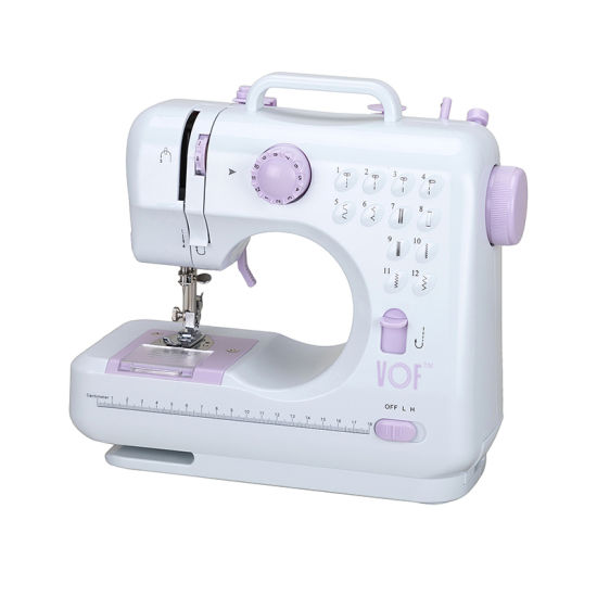 China Vof New Function Manual Double Needle Household Sewing Machine ...