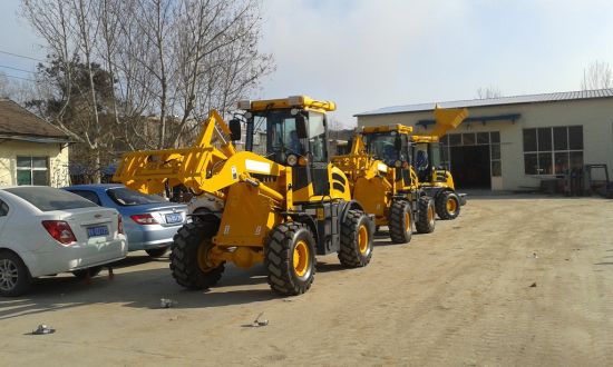 China Four Wheel Drive Articulated Shovel Loader with Ce, wholesale ...