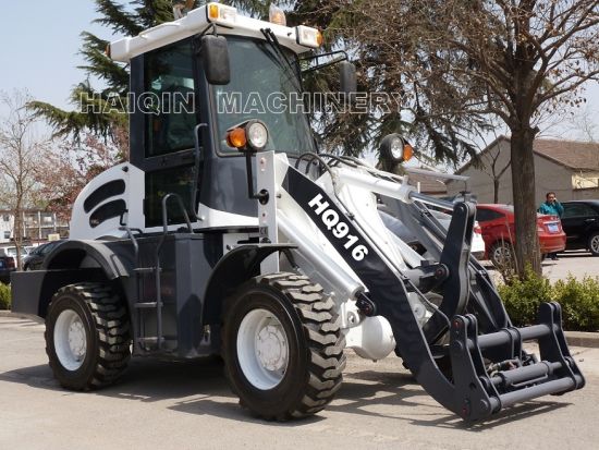 China Four Wheel Drive Articulated Shovel Loader with Ce, wholesale ...