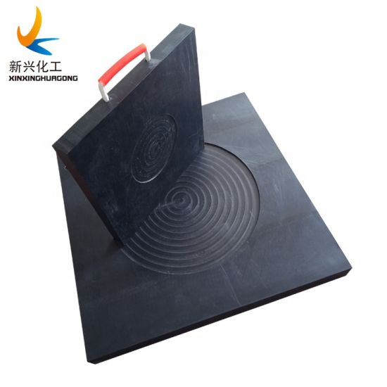 China 24X24 Mobile UHMWPE Support Stabilizer Crane Mats Outrigger Foot ...