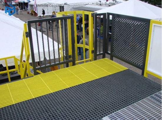 China Composite Plastic Deck Grating Flooring Platform Walkway FRP ...