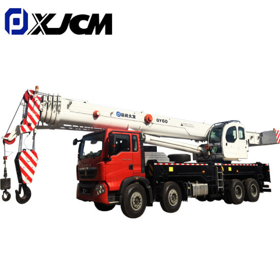 China Hydraulic Boom 60 Ton Truck Crane Sinotruk Chassis Construction ...