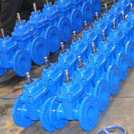 China Resillent Seated Cast Iron Gate Valve Epoxy Resin Painted Feature ...