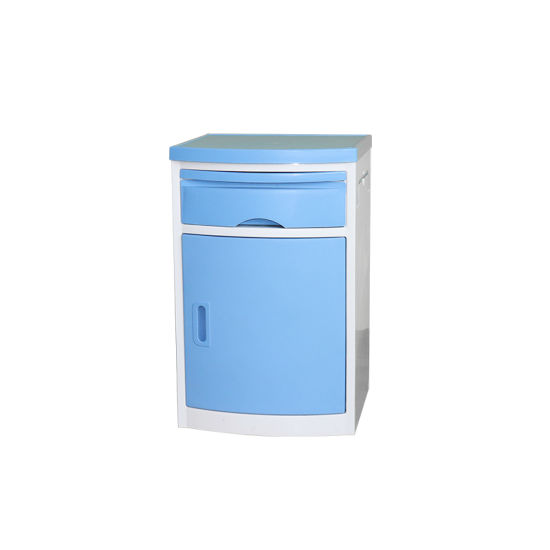 China ABS Plastic Movable Hospital Bedside Table Medical Drawers ...
