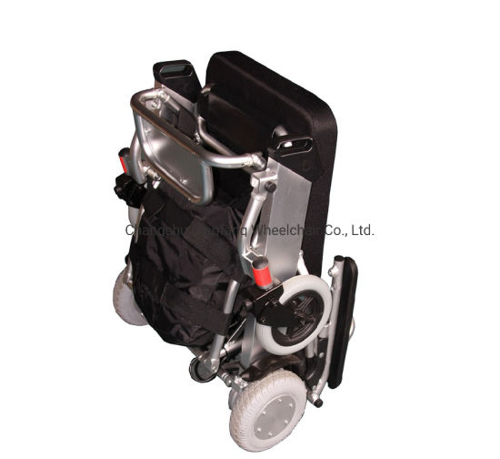 China Ultra Light Electric Wheelchair with Armrest Liftable for Elderly ...
