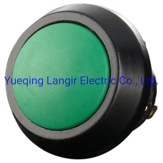 China 12mm Black Colour Waterproof Metal Push Button Swtich V12 Colour ...