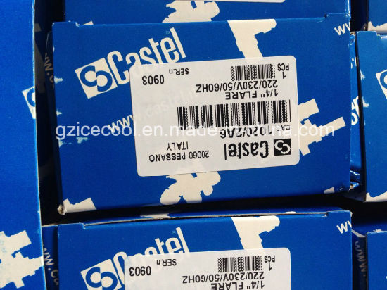 China Made in Italy 1 4 Flare Castel Solenoid Valve with Coil for CFC ...