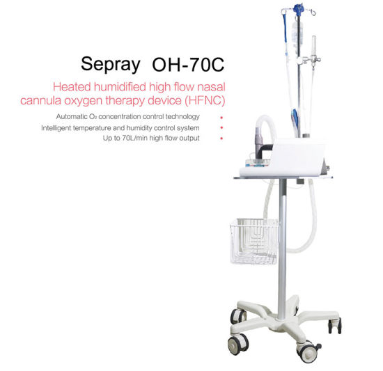 China Ventilator Heated Humidified High Flow Nasal Cannula Oxygen ...