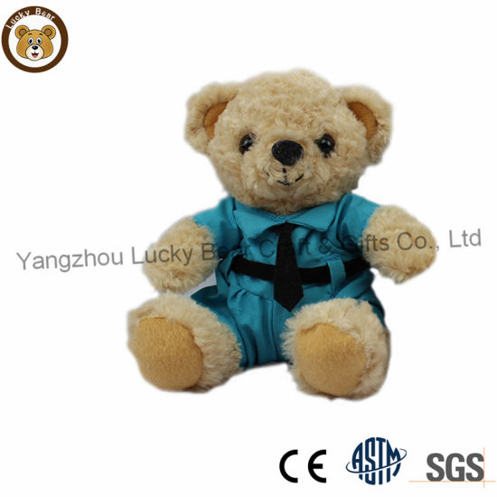 China New Plush Super Soft Cuddly Teddy Bear Wearing Suit, wholesale ...