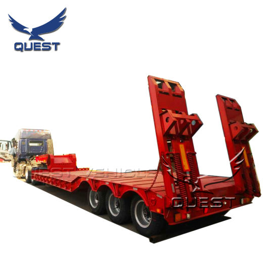 China Quest 3 Achsen Tieflader 60 80 100 Tonnen Schwerlast ...