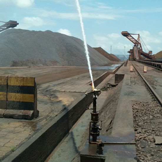 China 68m Jet Length Vary Angle Transfer Yard Dust Suppression ...