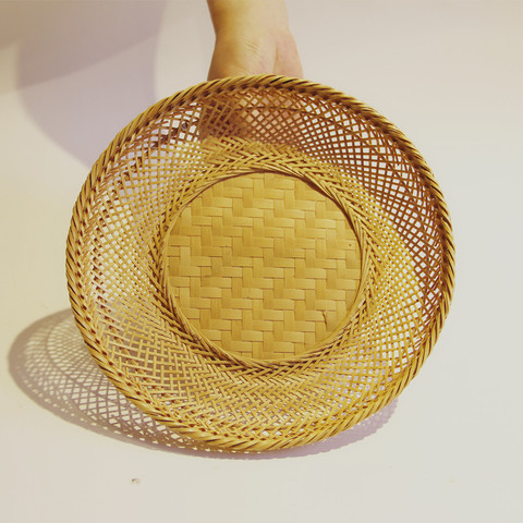 China Non-toxic Natural Japanese Bamboo Weaving Food Basket Food Tray ...