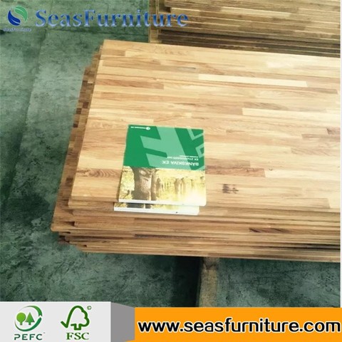 China Solid Oak wood Finger Joint board for Worktop Countertop ...