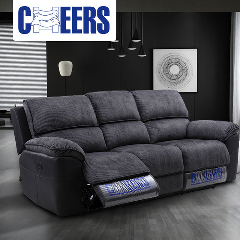 China MANWAH CHEERS Electric Reclining Living Room Furniture Fabric Big ...