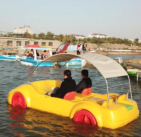 China LLDPE Material Car shape water bike pedal boats for sale ...
