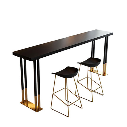 China New Design Bar desk household simple modern solid wood marble bar ...
